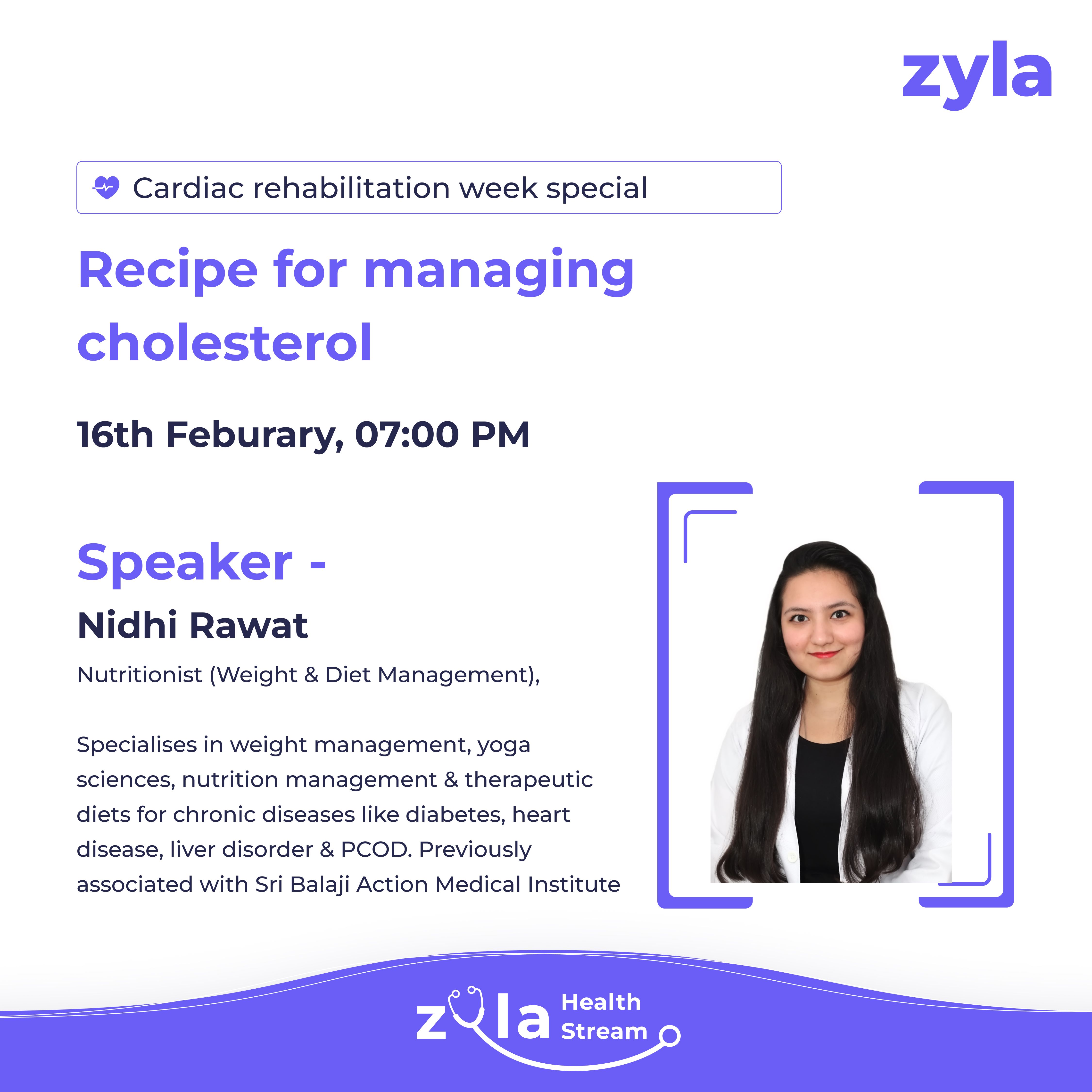 Zyla Health - Taking Care of your Health with Zyla App